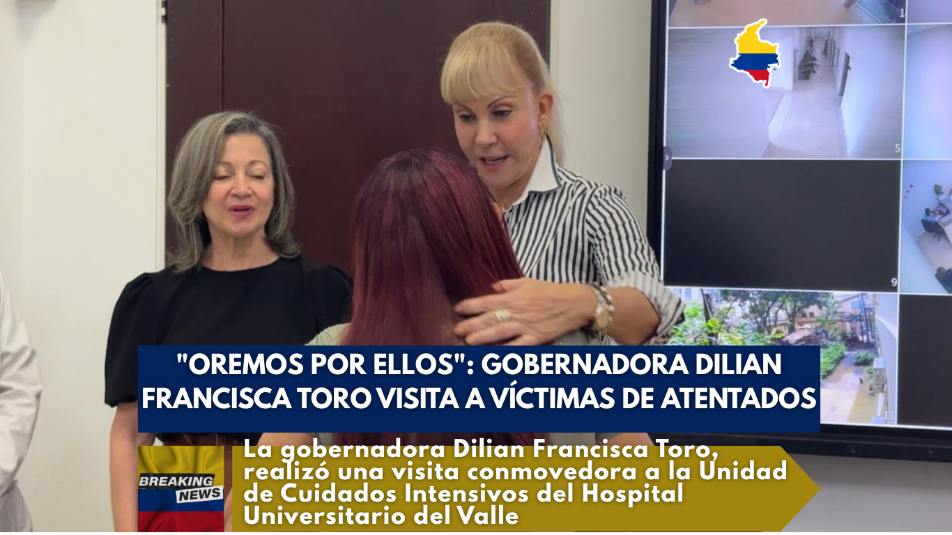 «Oremos por ellos»: gobernadora Dilian Francisca Toro visita a víctimas ...
